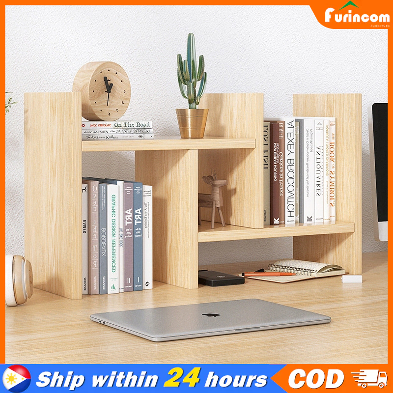 DIY Shelf Tabletop Multi-layer Shelf Storage Rack Desktop Rack Book ...