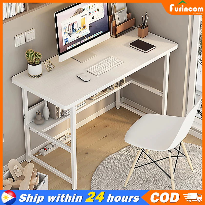 Computer desk Student desk Simple Family desk Double desk 80/100/120CM ...