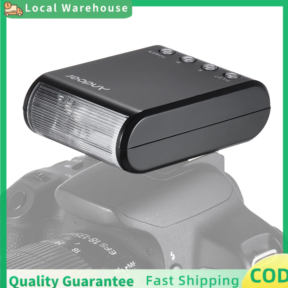 Andoer WS-25 Professional Portable Mini Digital Slave Flash Speedlite ...