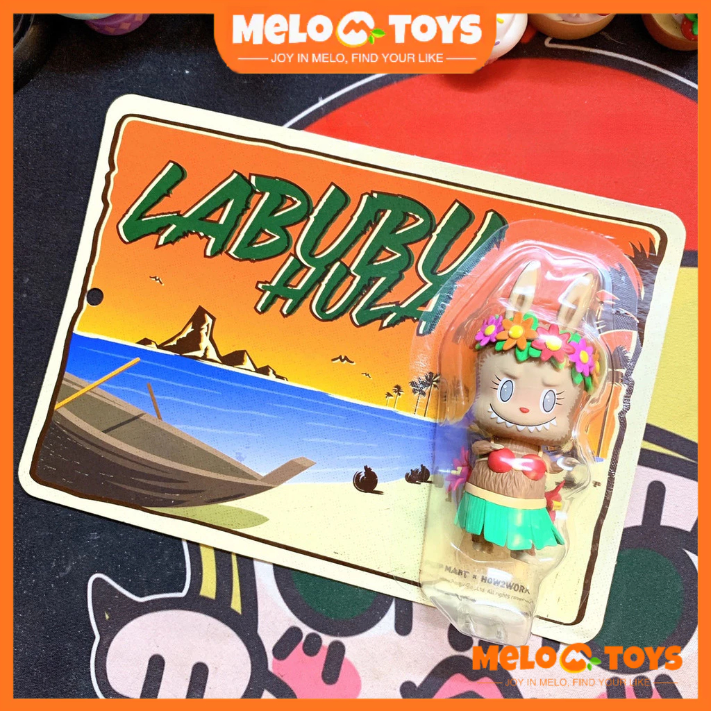 PopMart Labubu Hula Hanging Card Deformation Cos Doll Ornaments ...