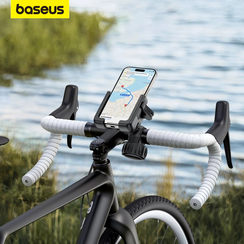 Baseus GoTrip Bike Phone Mount Easy One Hand for Bicycles 360 ...