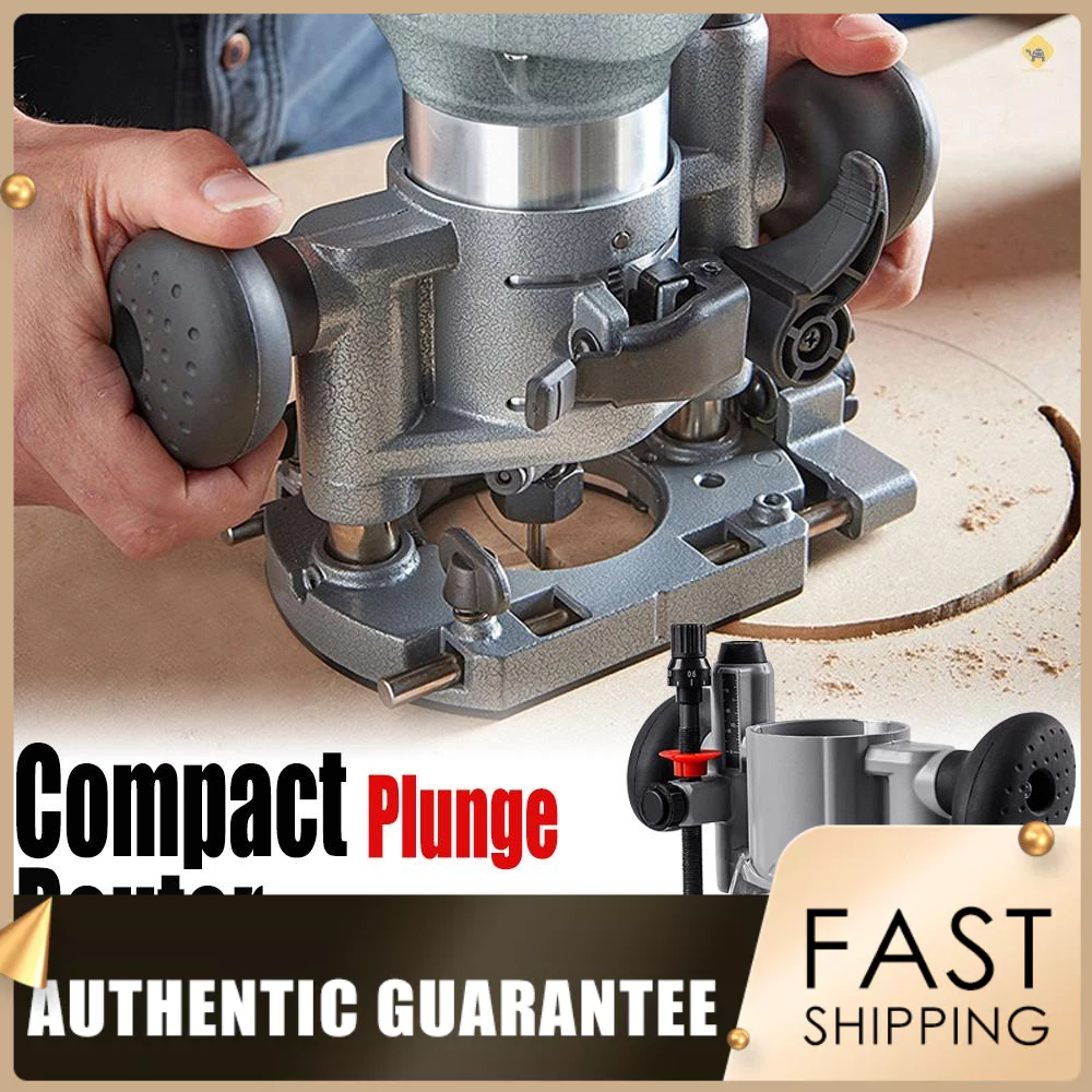 Compact Aluminum Plunge Router Bracket Milling Trimming Machine Base ...
