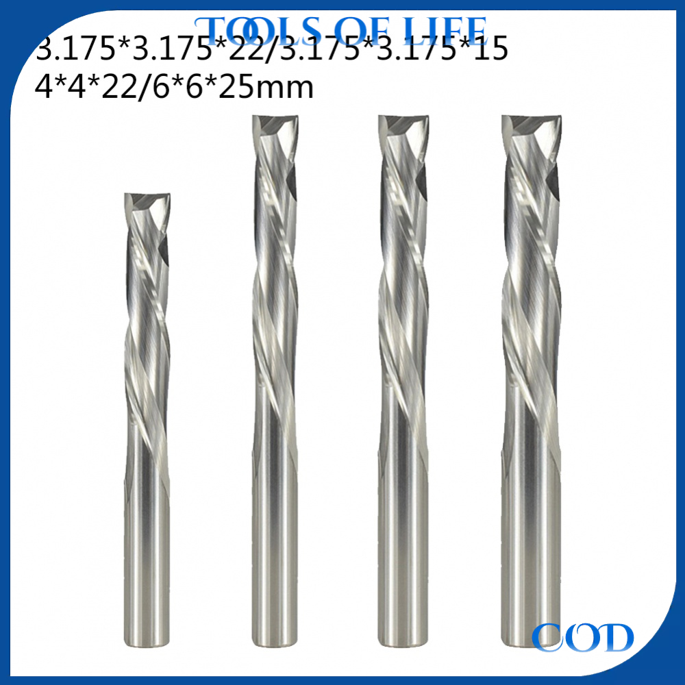 Router bits CNC tool Milling Cut Router Bit Solid Carbide Spiral ...