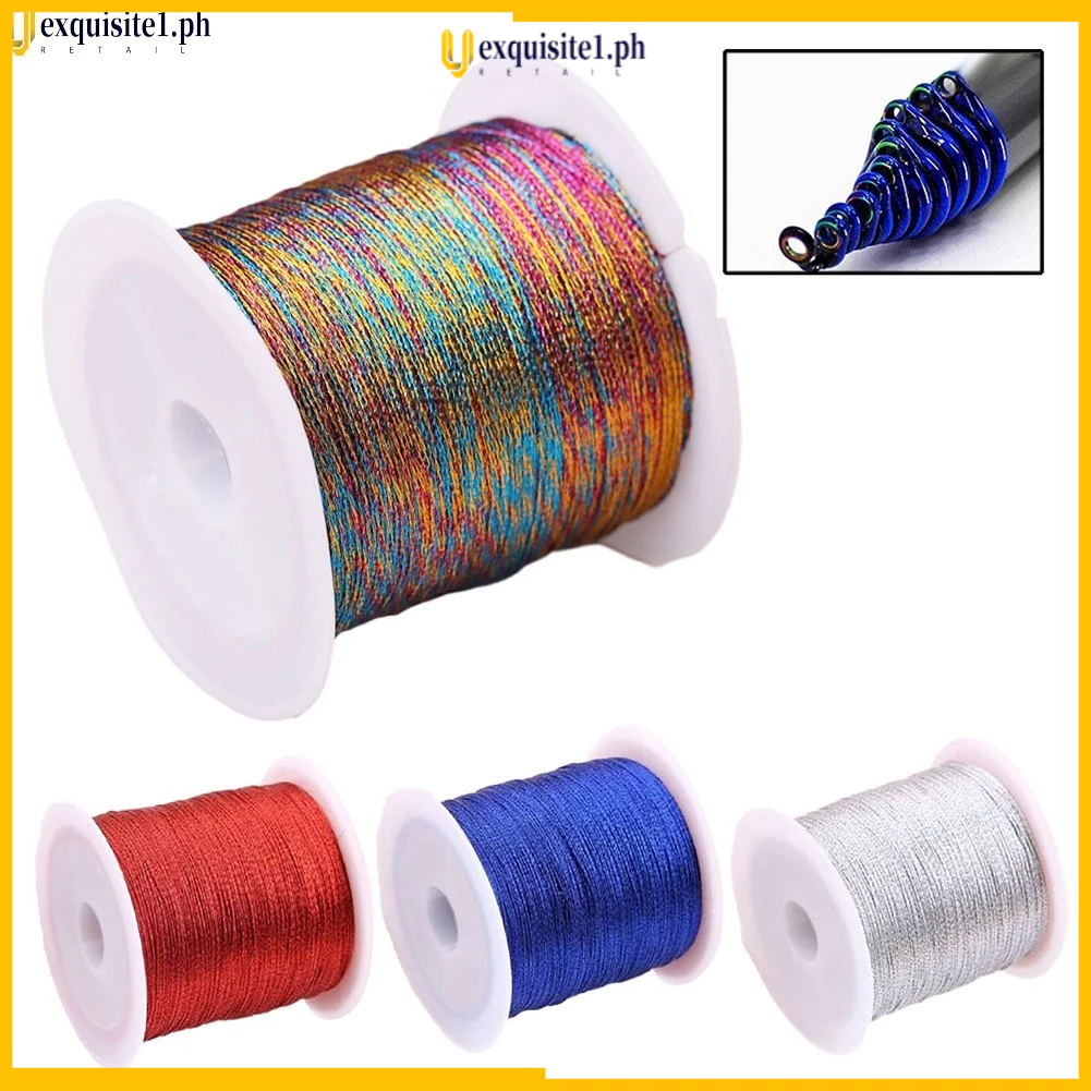 50m Fishing Rod Guide Winding Thread Rod Building Line Wire Polyester ...