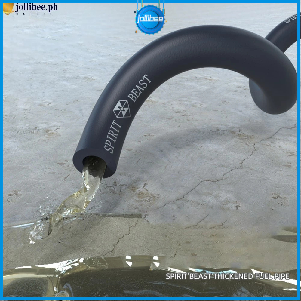 SPIRIT BEAST Motorcycle Rubber Fuel Hose 1M Length Grey Color 5mm Inner ...