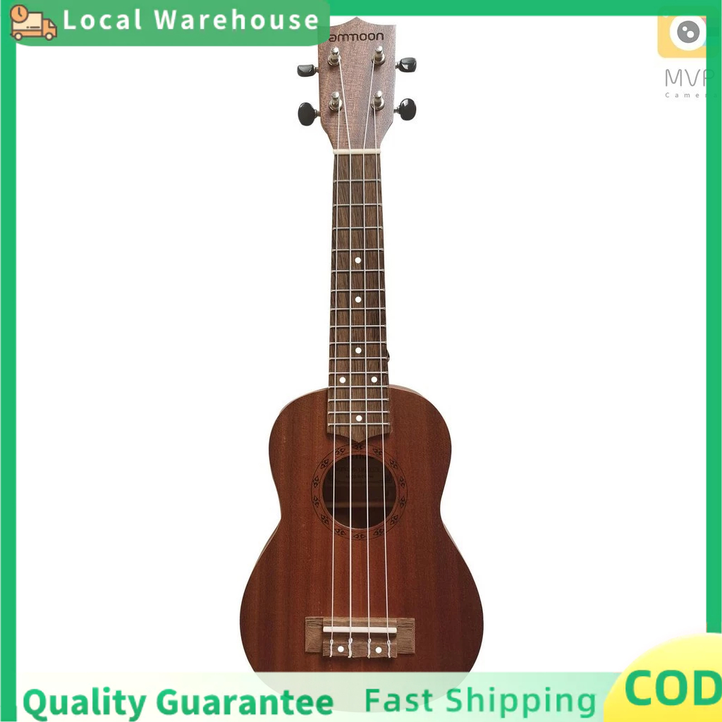 ammoon 21 Inches Ukelele Uke 21 21 Style 21 Wood Open Style Sapele Wood ...