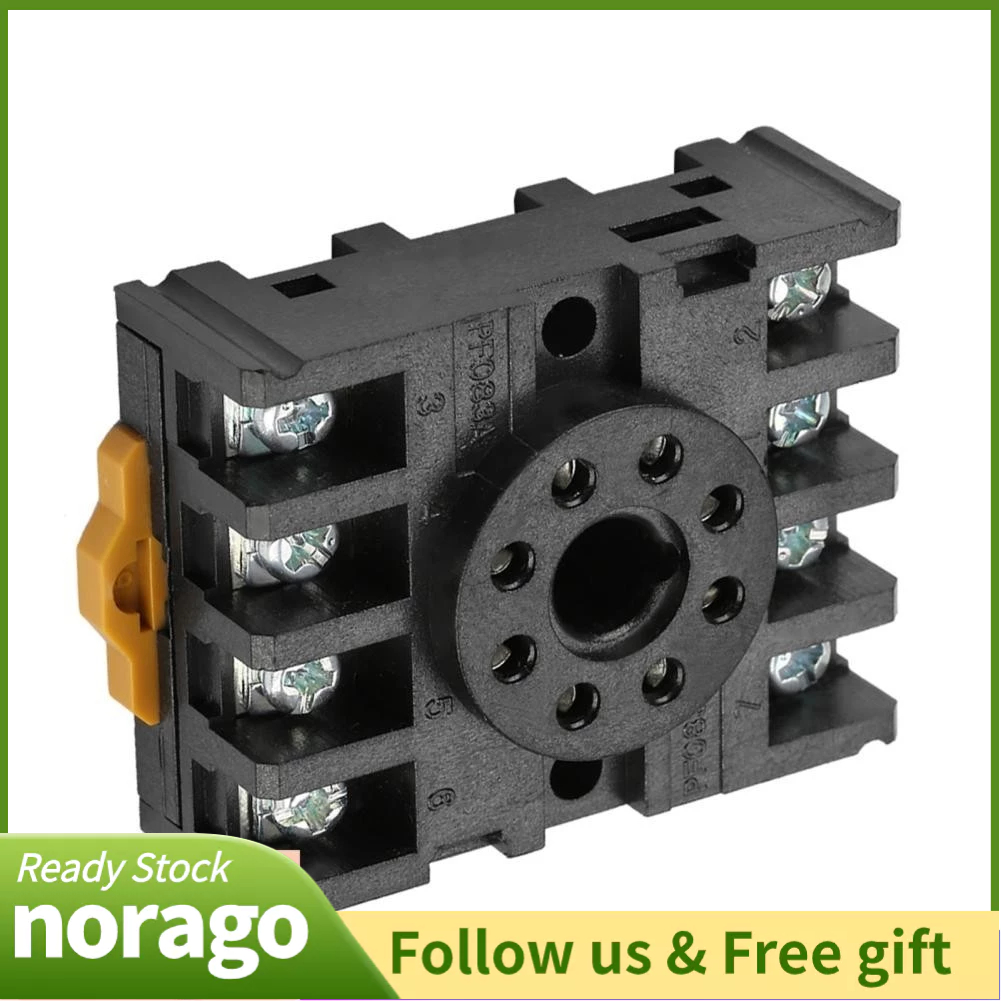 Nora Power Relay Base Rail Installation 8 Pins 220V AC PF083A Time ...