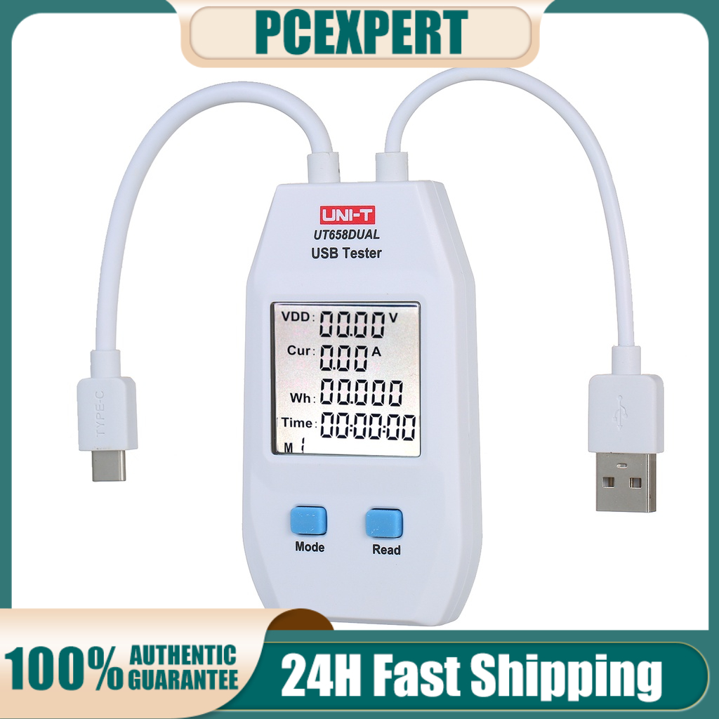 USB Power Meter LCD USB Tester Detector Voltmeter Ammeter Digital Power ...
