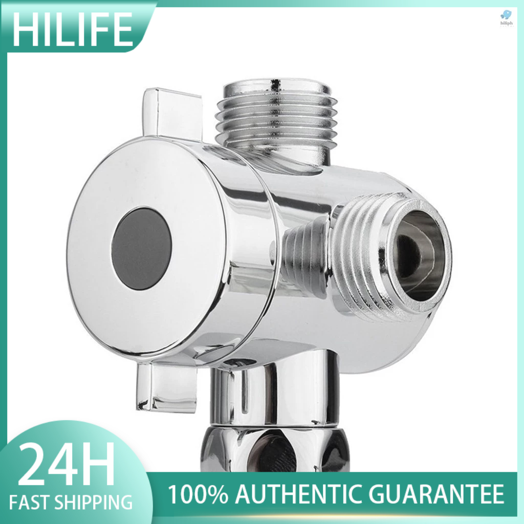 3-Way Shower Diverter Valve Mount G1/2 Handheld Shower Arm Diverter ...
