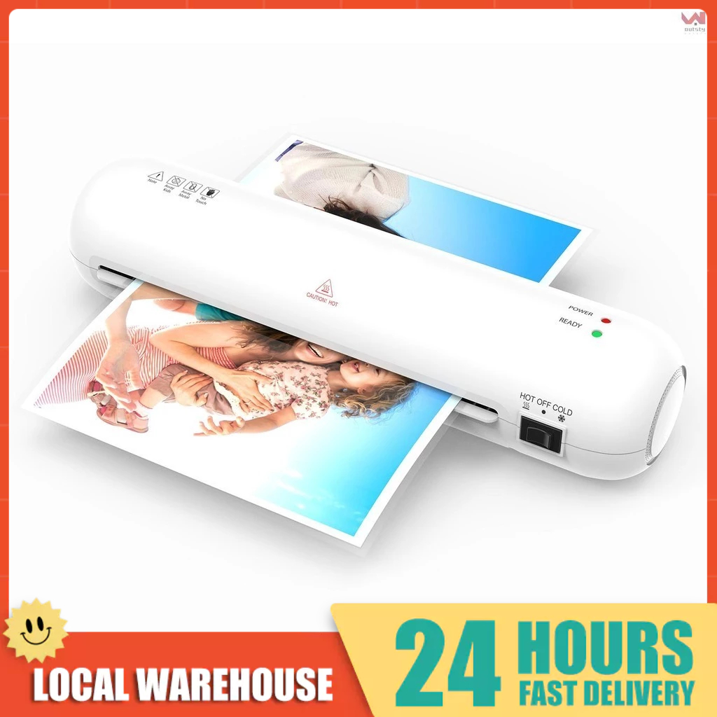 Desktop Laminator Machine Set A4 Size Hot and Cold Lamination 2 Roller ...