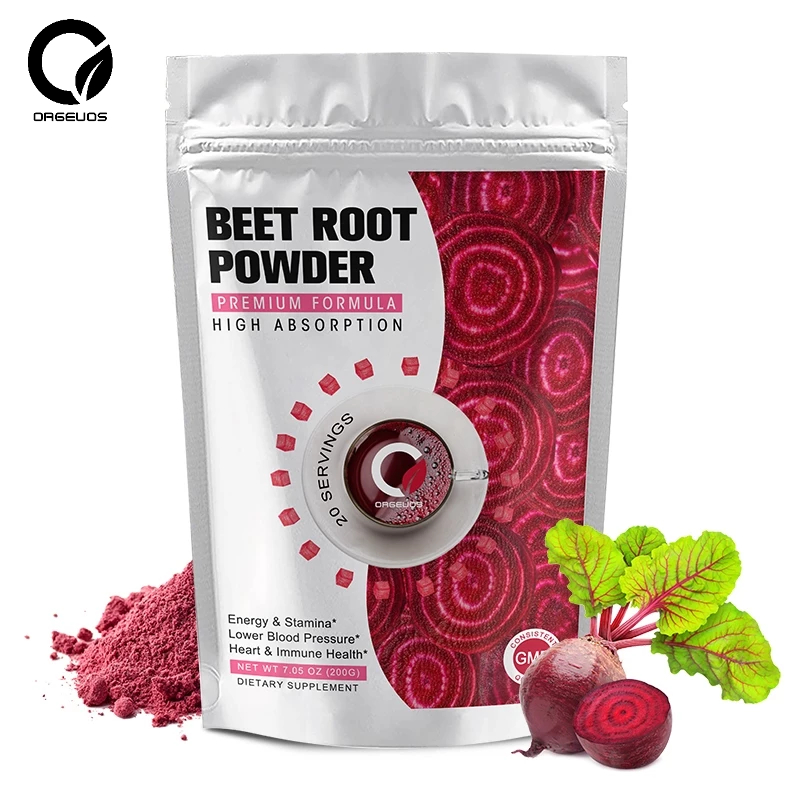 Orgeuos Beetroot Powder 10g Per sticks Promote Digestion and Blood ...