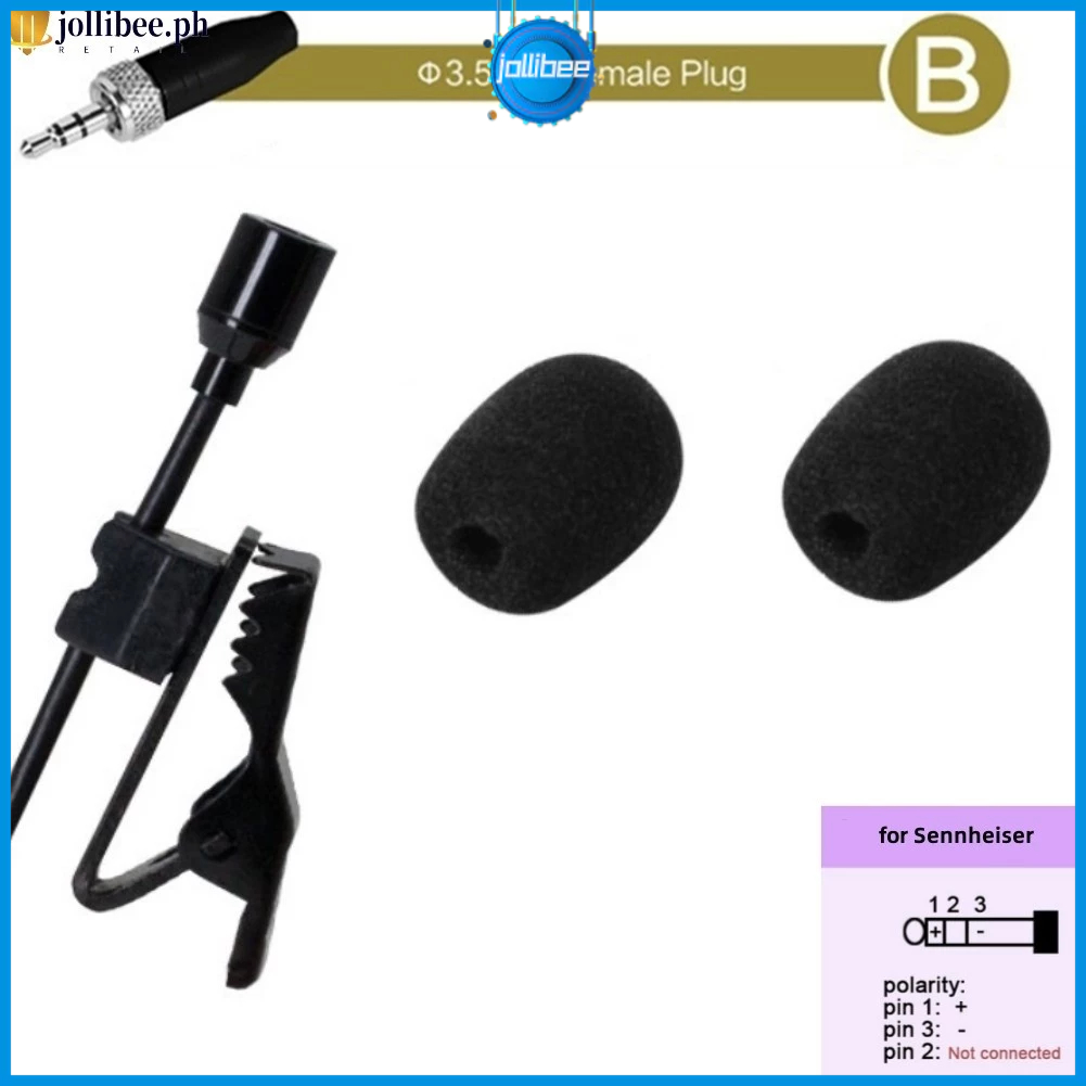 Compact and Lightweight Lavalier Lapel Microphone for Sennheiser ...