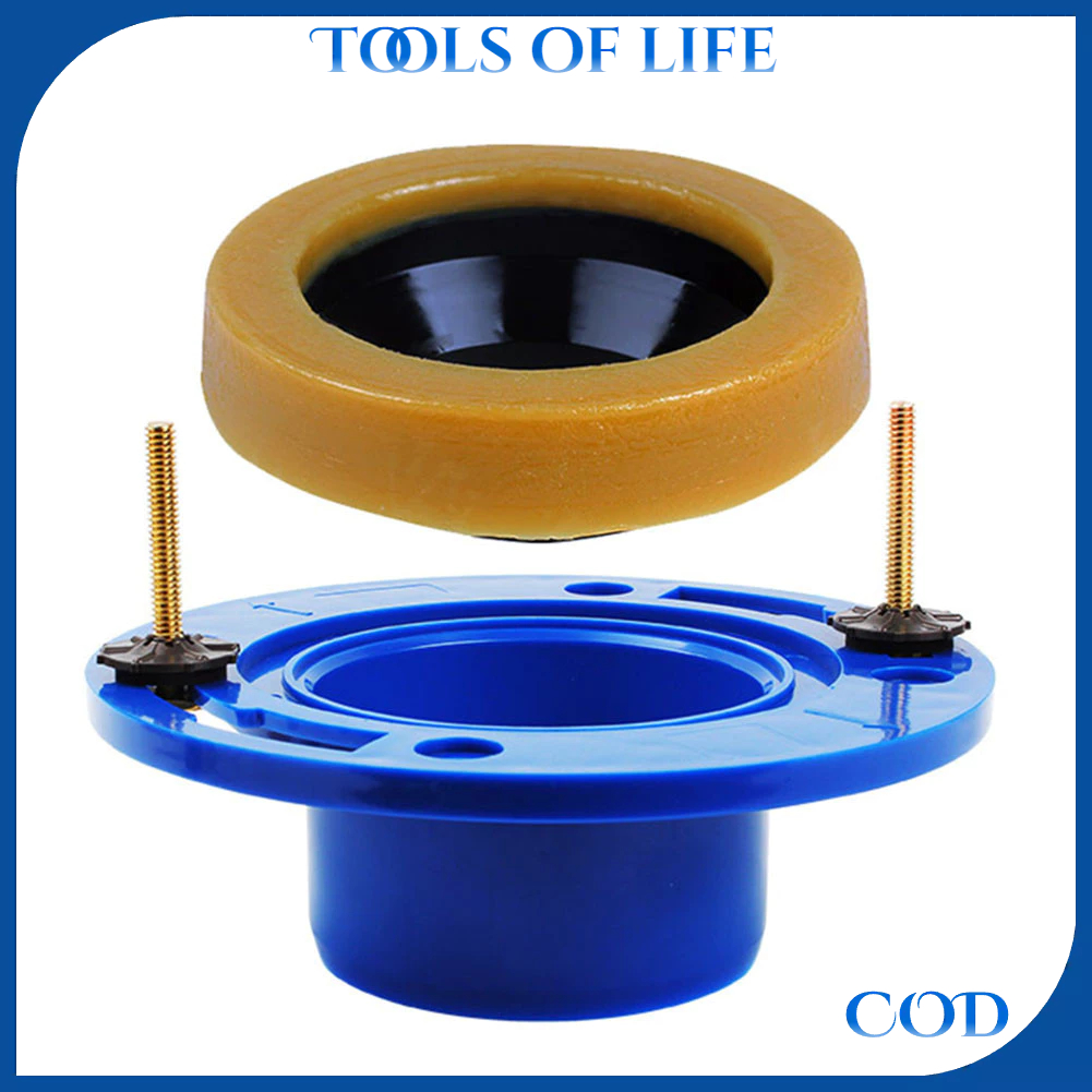 Quick and Easy Toilet Flange Installation with Compact Rubber Wax Ring ...