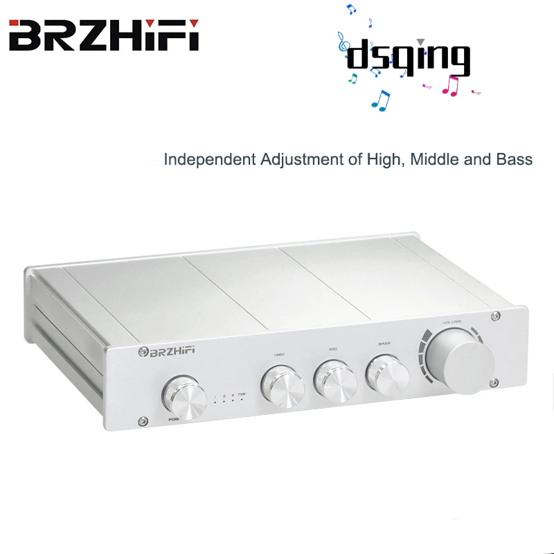 BRZHIFI L1 Pure Class A 2.0/2.1 Channel Preamplifier High Bass ...