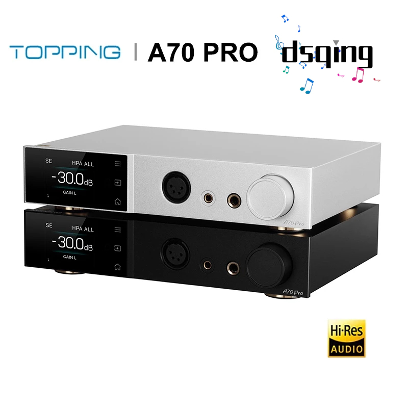 TOPPING A70 PRO Hi-Res Audio Headphone Amplifier Fully Balanced AMP ...