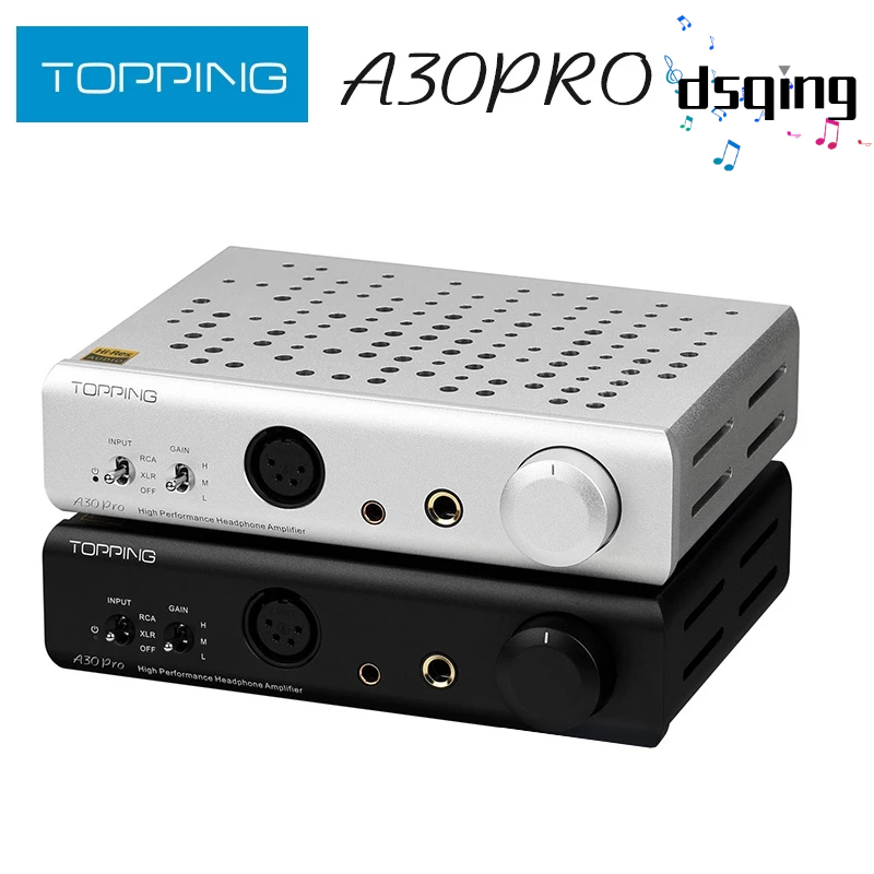 TOPPING A30Pro Headphone Amplifier XLR/4.4mm/6.35mm Output Balanced ...