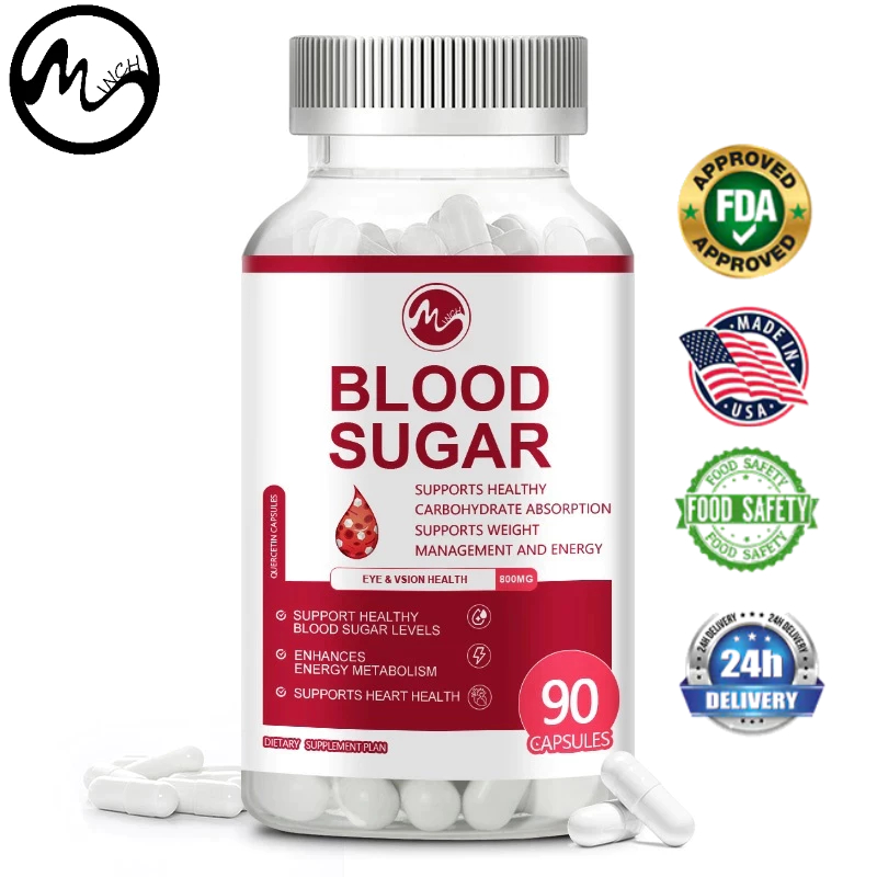 Minch Blood Sugar Capsules 800mg Supports Healthy Carvohydrate ...