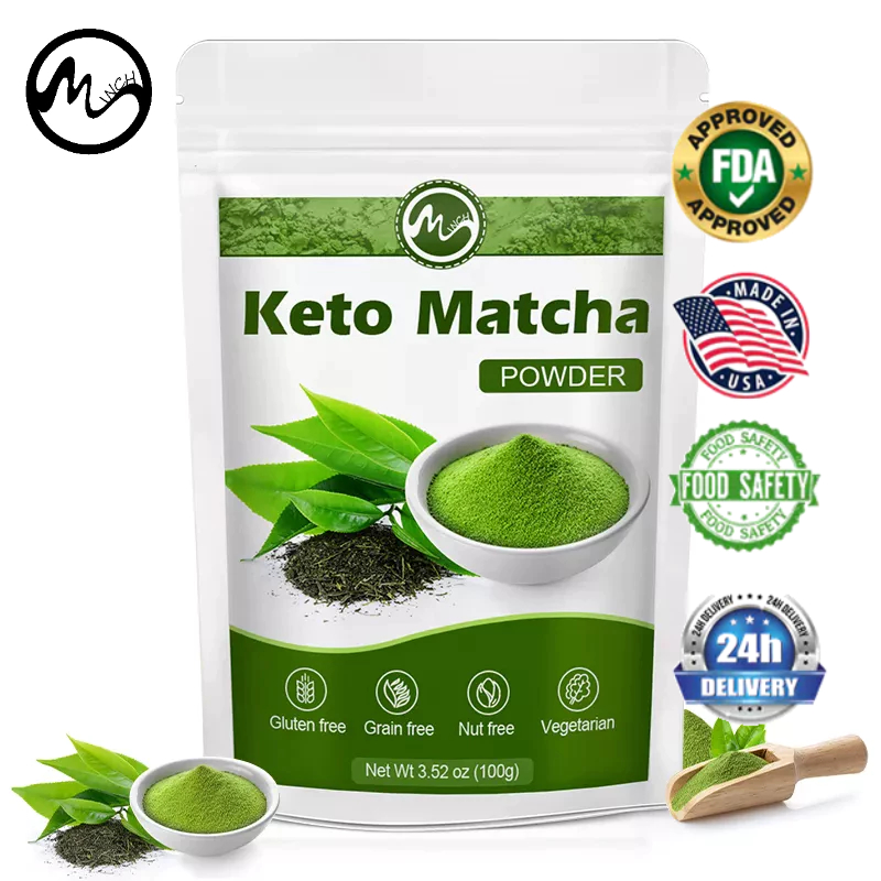 Minch Keto Matcha Powder 200g Instant With MCT Oil 100% Organic Matcha ...