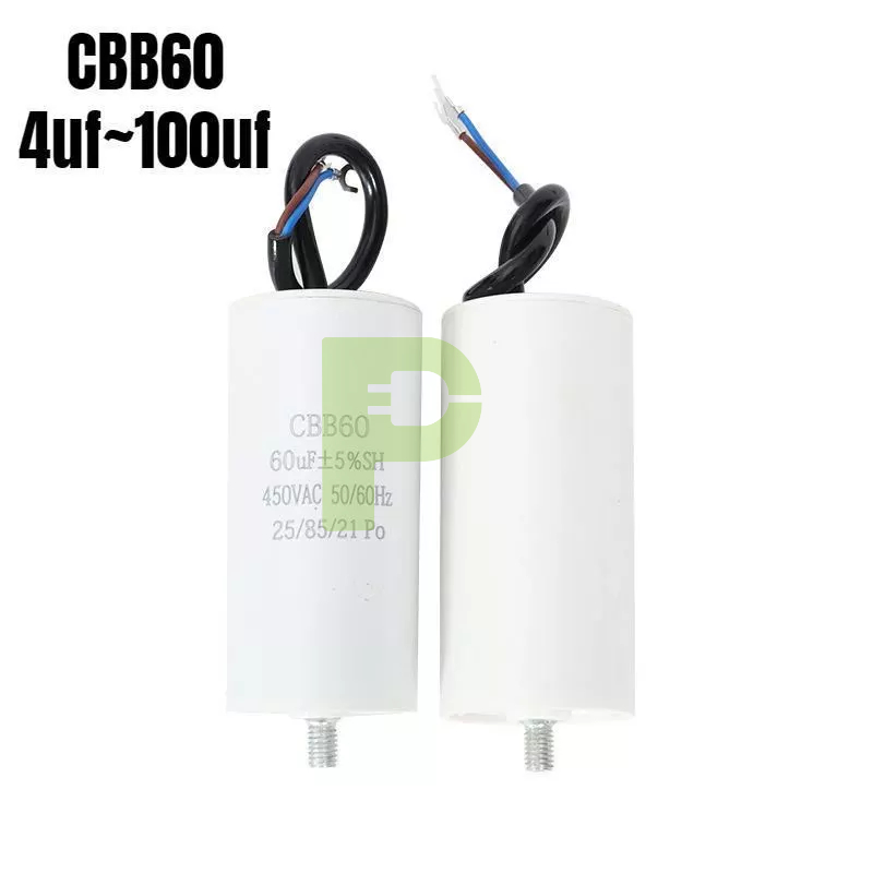 Cbb60 Air Compressor Car Washer Capacitor 450V Washing Machine ...