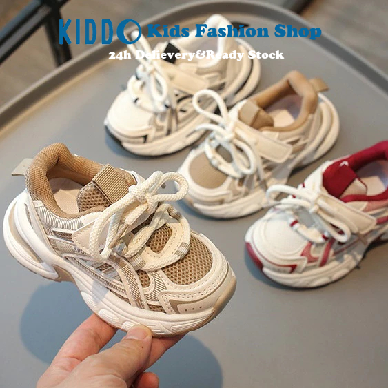 (no box)KIDOO Kids Fashion Running Shoes for Boys Korean Chunky Shoes ...
