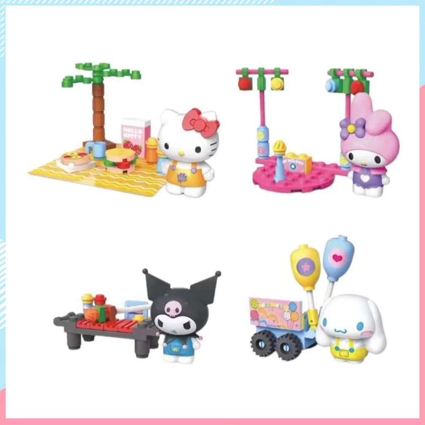 Sanrio Camping Series Doll Building Blocks Kuromi My Melody ...