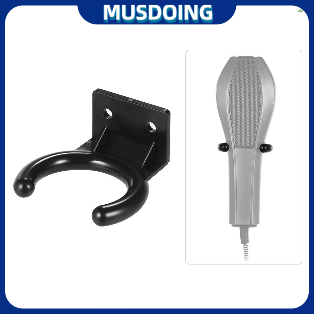 Wireless Microphone Hanger Mic Wall Mount Holder Hook Clamp Plastic ...