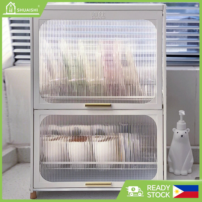 Dish Rack With Cover Aesthetic Dish Drainer Cabinet Kitchen Plate ...