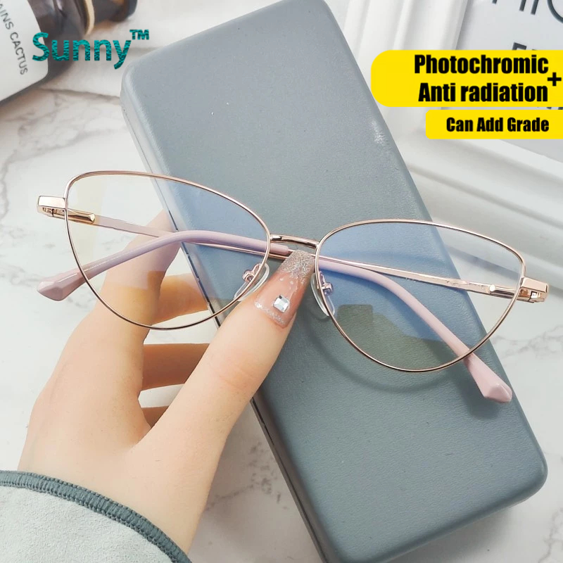 Graded Photochromic Anti Radiation Computer Glasses With Grade Men ...