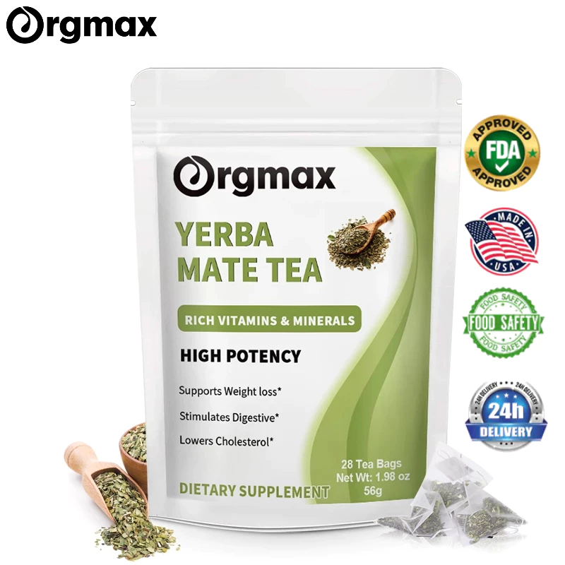 Orgmax Yerba Meta Tea Bags Rich IN Vitamins & Minerals 100% Natural ...