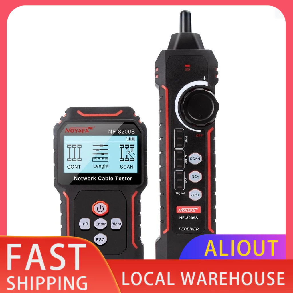 【Local delivery】NOYAFA NF-8209S POE Wire Checker LCD Display Measure ...