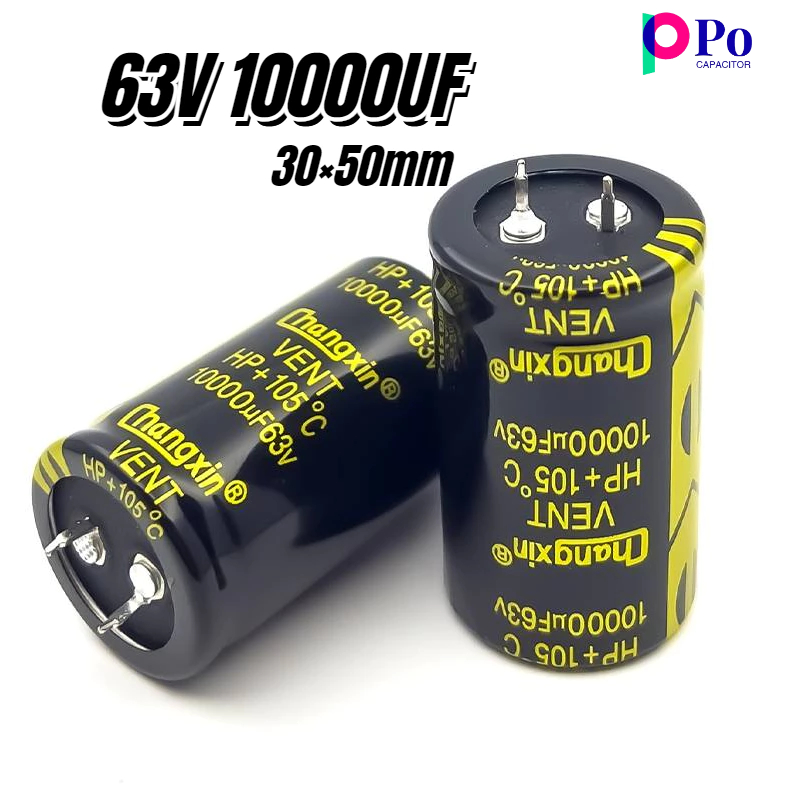 Electrolytic Capacitor 10000UF 63V 30 x 50mm Audio Filter Capacitor ...