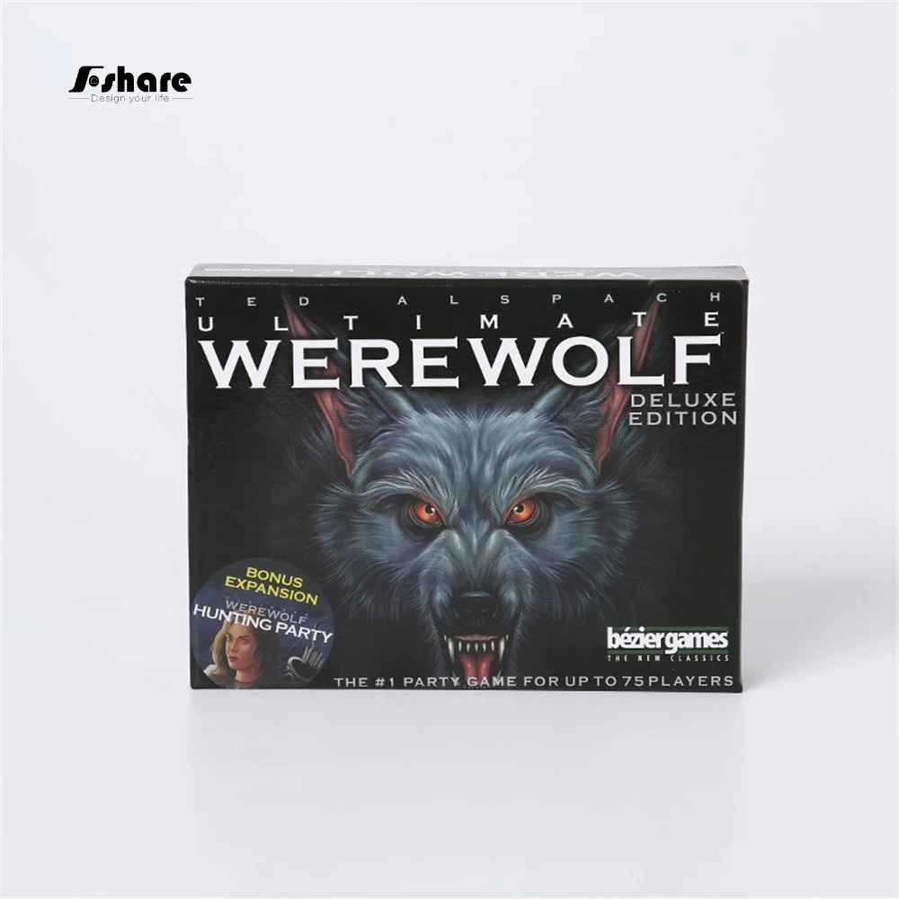 One Night Ultimate Werewolf Alien Board Games Werewolves Family English ...