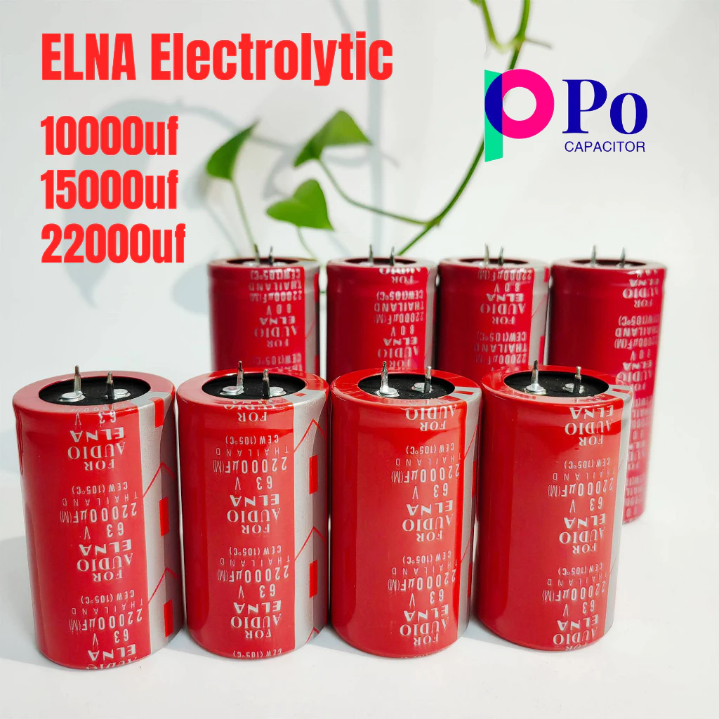Elna Audio Amplifier Power Filter Electrolytic Capacitor 1,000UF 15,000UF 22,000UF 50V/63V/80V ...