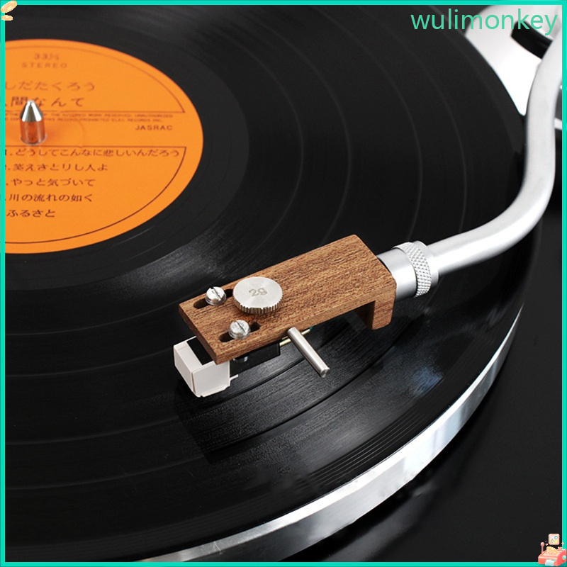 Universal Phono Cherry Wood Turntable Headshell with Lead Wires for LP ...
