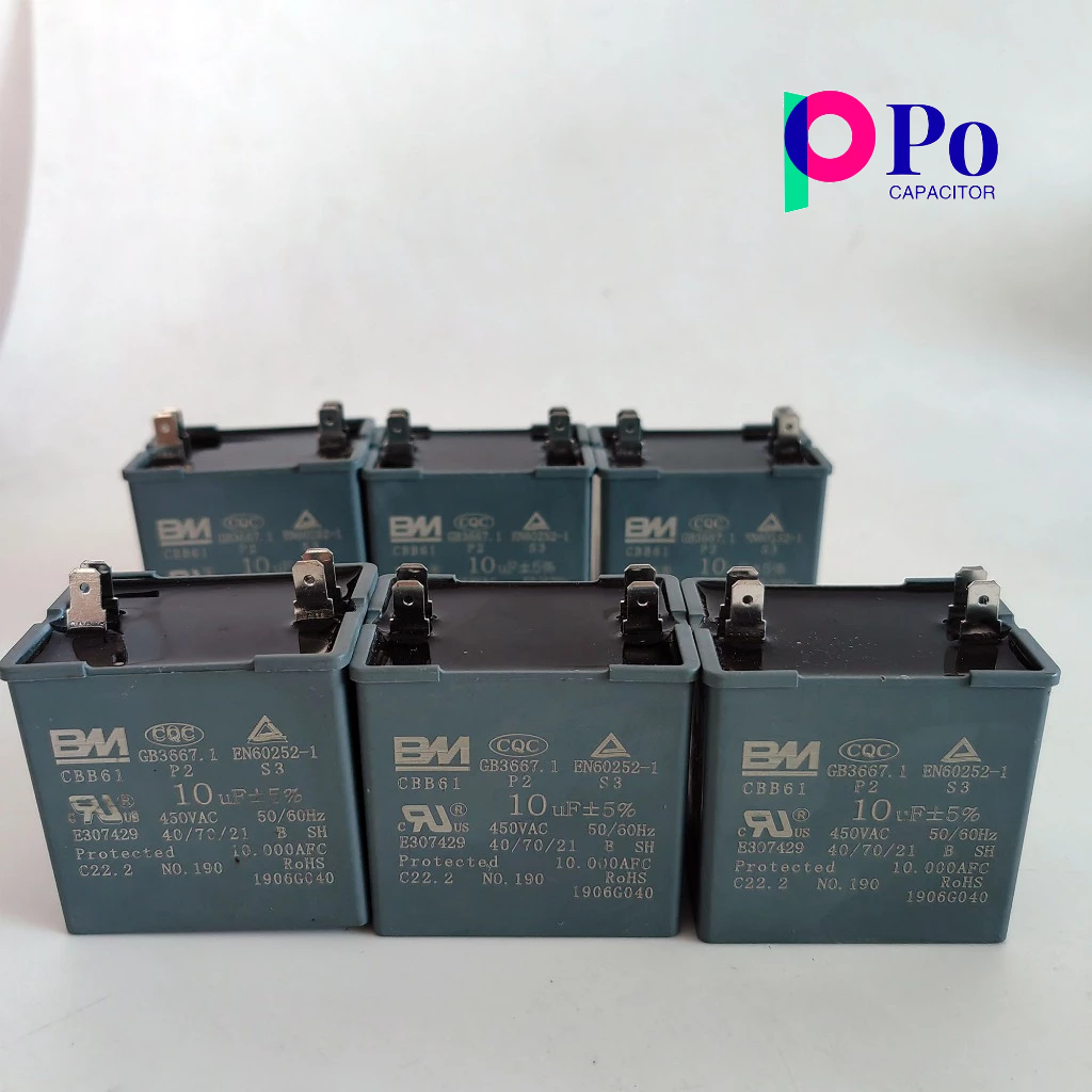 Bm 10UF Air Conditioner External Unit Capacitor 4Pin/2 Wire | Shopee ...