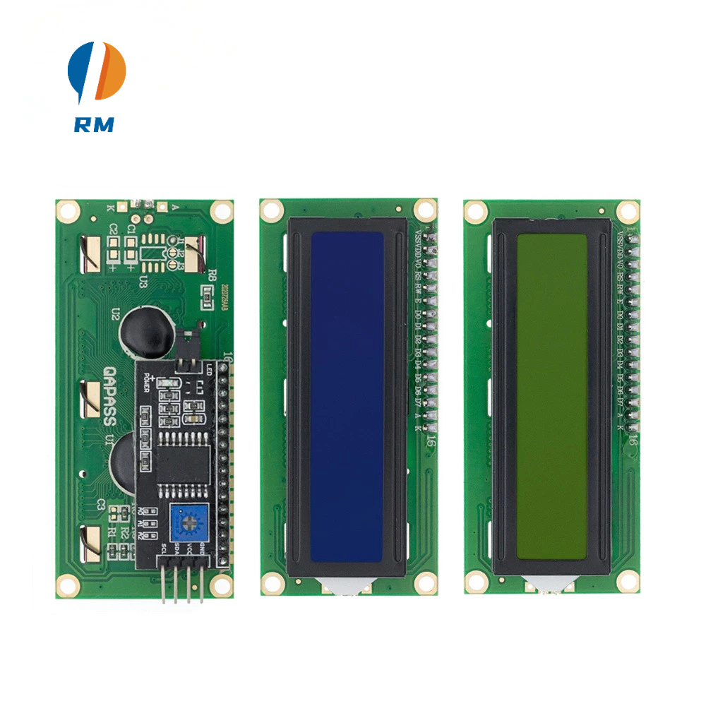 LCD module Blue Green screen IIC/I2C 1602 for arduino 1602 LCD UNO r3 ... LCD module Blue Green screen IIC/I2C 1602 for arduino 1602 LCD UNO r3 ...