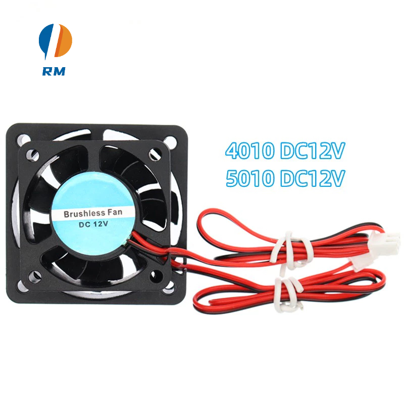 3D printer turbine Fan 4010 40x40X10 5010mm 50x50x10 2Pin Brushless ...