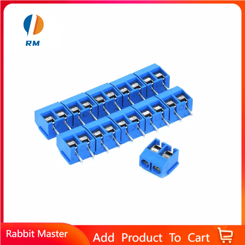 100PCS KF301-2P 5.08mm 2 Pin Connect Terminal Screw Terminal Connector ...