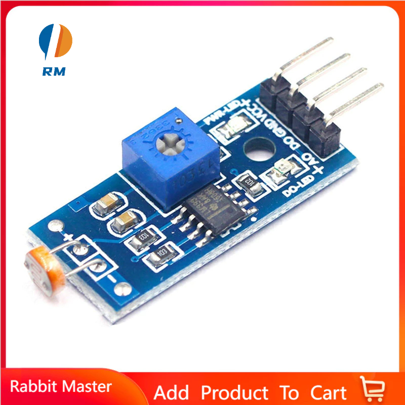 Photosensitive brightness resistance sensor module Light intensity ...