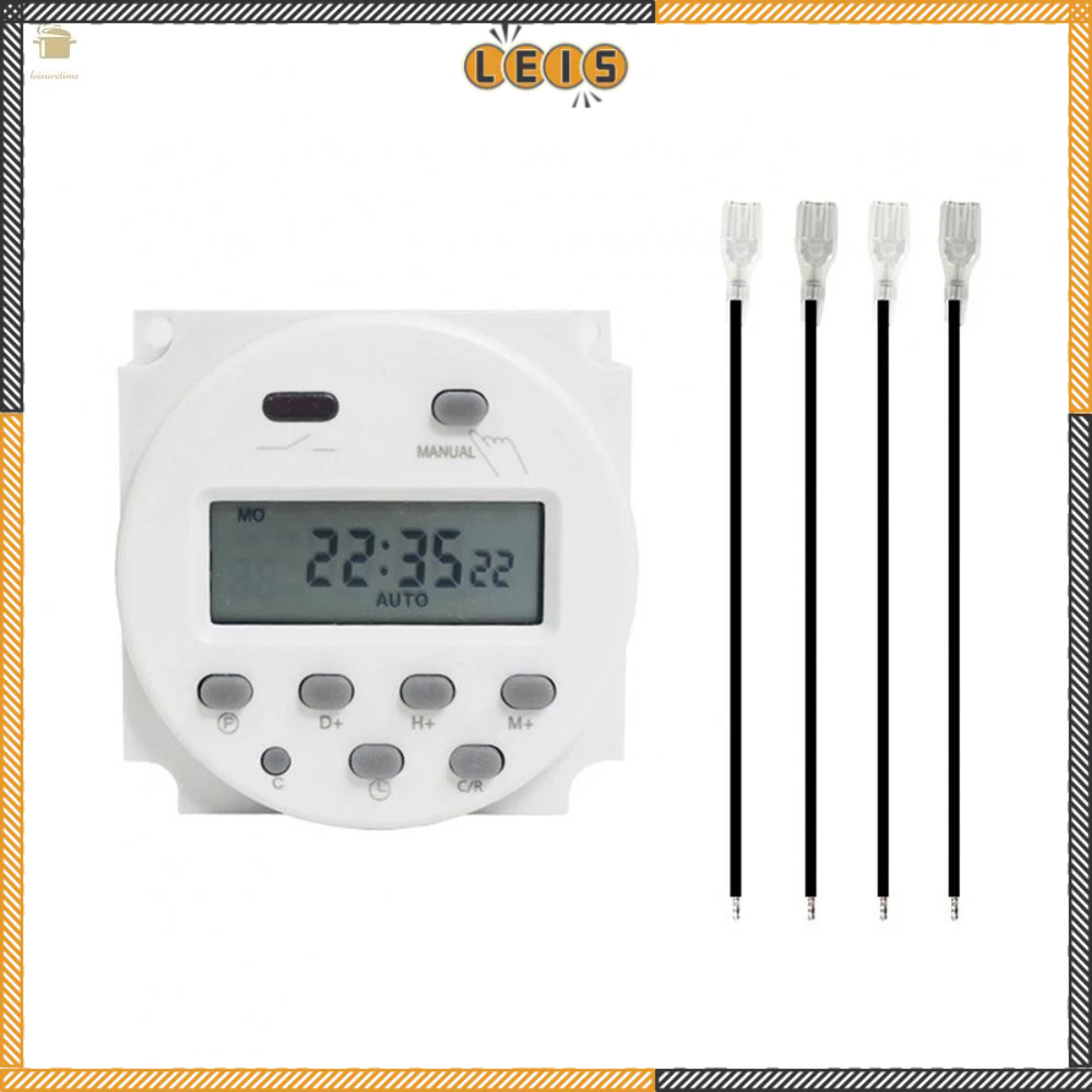 Timer Digital Timer On/off Switch Programmable Replacement 16A ...