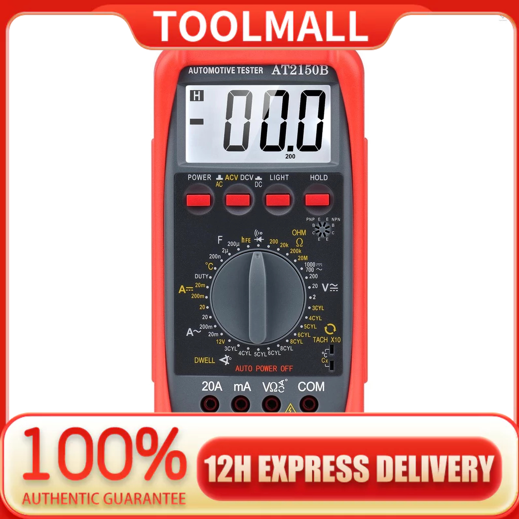 TMP Smart Digital Multimeter 1999 Counts LCD Backlight Electrical ...