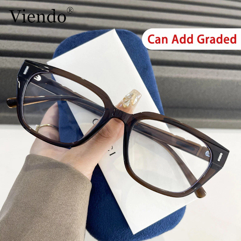 VIENDO Anti Radiation Photochromic Eye Grade Glasses For Women Men ...