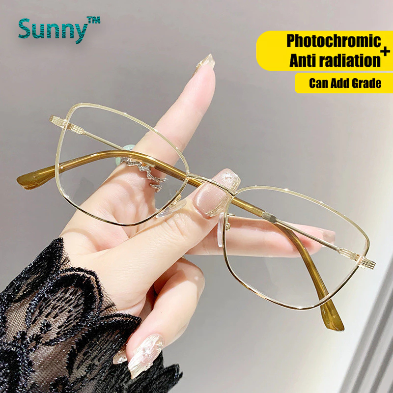 Graded Photochromic Anti Radiation Computer Glasses With Grade Men ...