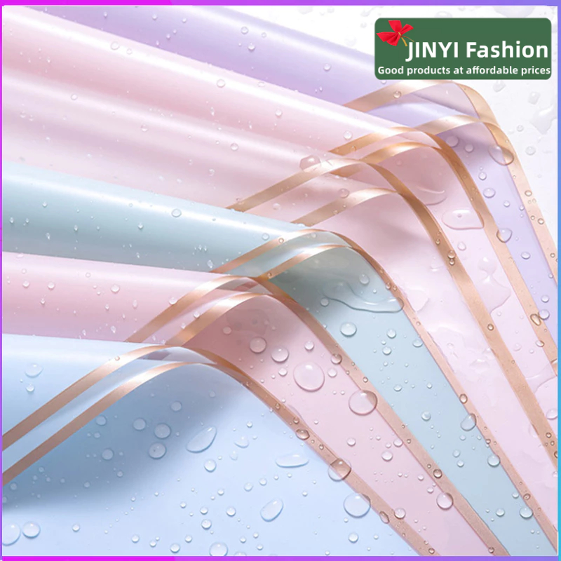 5 Sheets Gold Waterproof Flower Wrapping Paper ~Bouquet Gift Florist ...