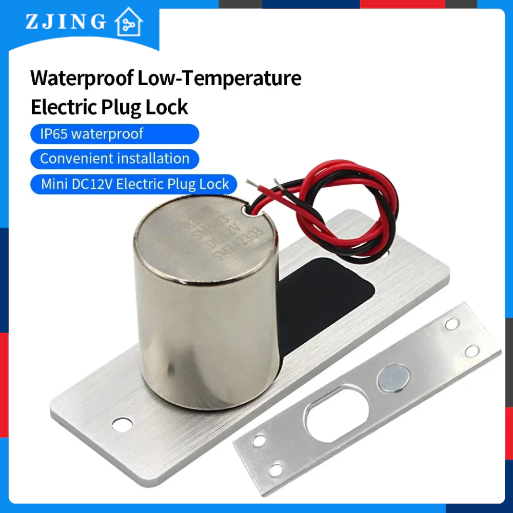 Mini DC12V Waterproof Electric Drop Bolt Lock Fail Safe Low Temperature ...
