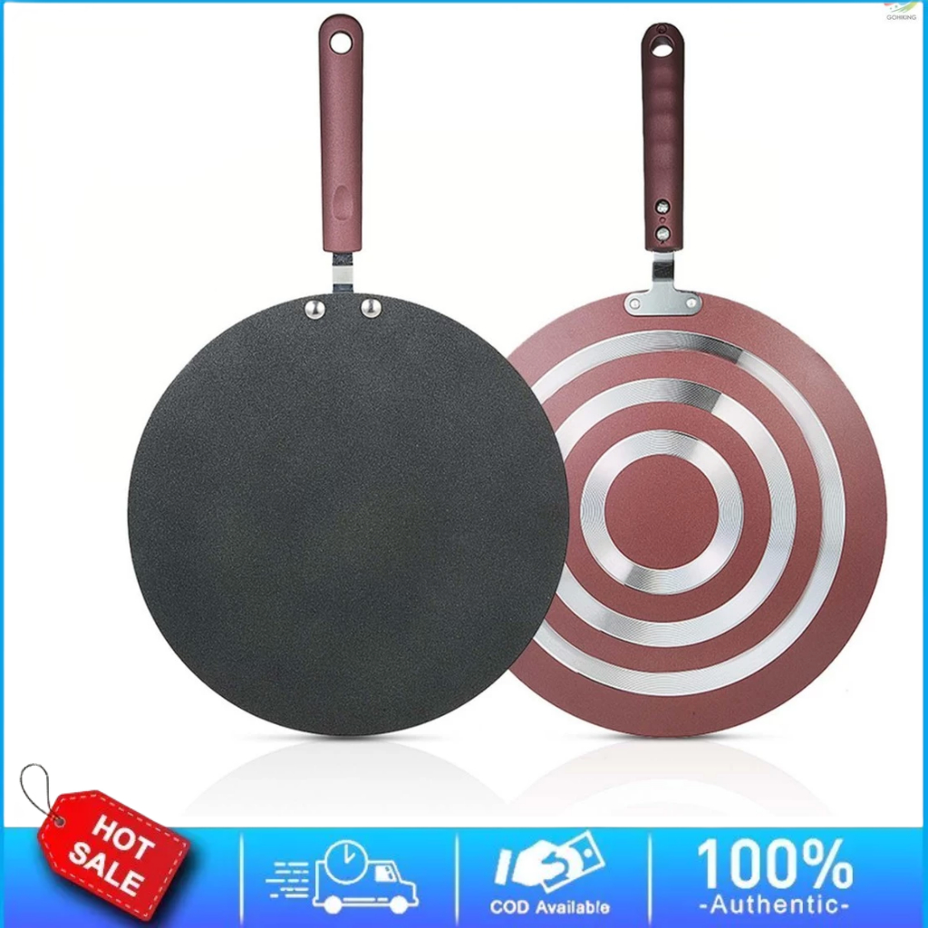 【ph2】-Pancake Pan Crepe Maker Flat Pan Griddle Pan with Spreader ...