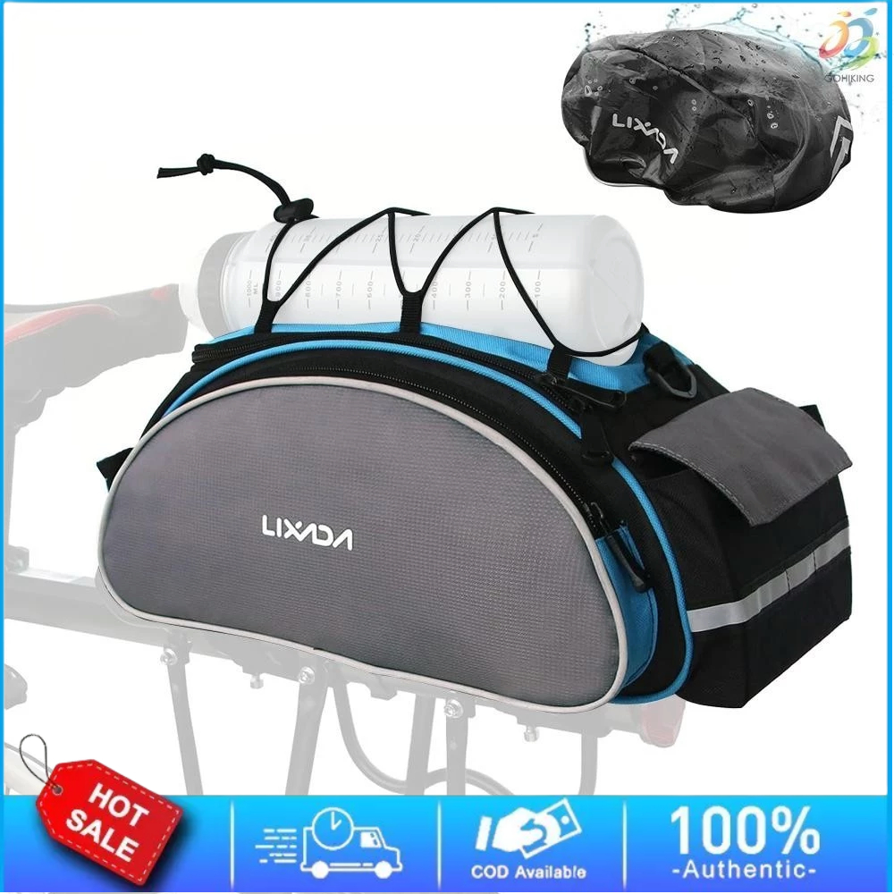 Lixada Bike Seat Rear 13l Rear Seat Outdoor Bike Seat | Shopee Philippines
