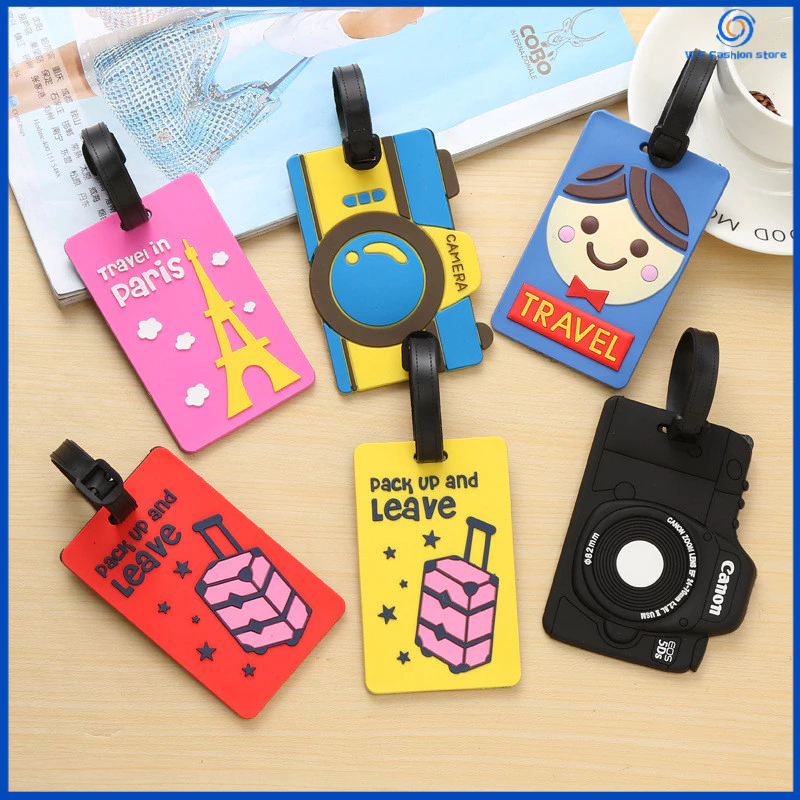 Unique Luggage Tag Drop Plastic pvc Soft Rubber Luggage Tag Travel ...