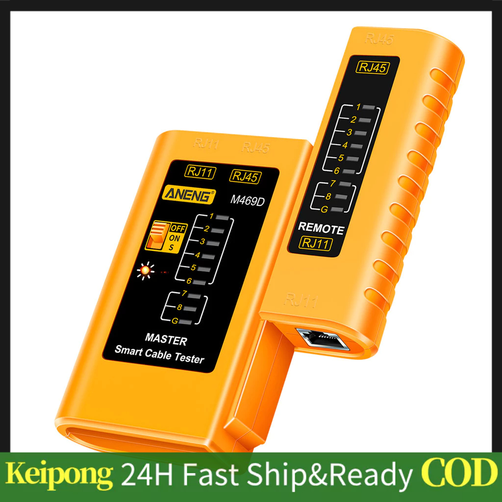 [2025 NEW&COD]ANENG M469D Network Cable Tester Pairing Instrument for ...