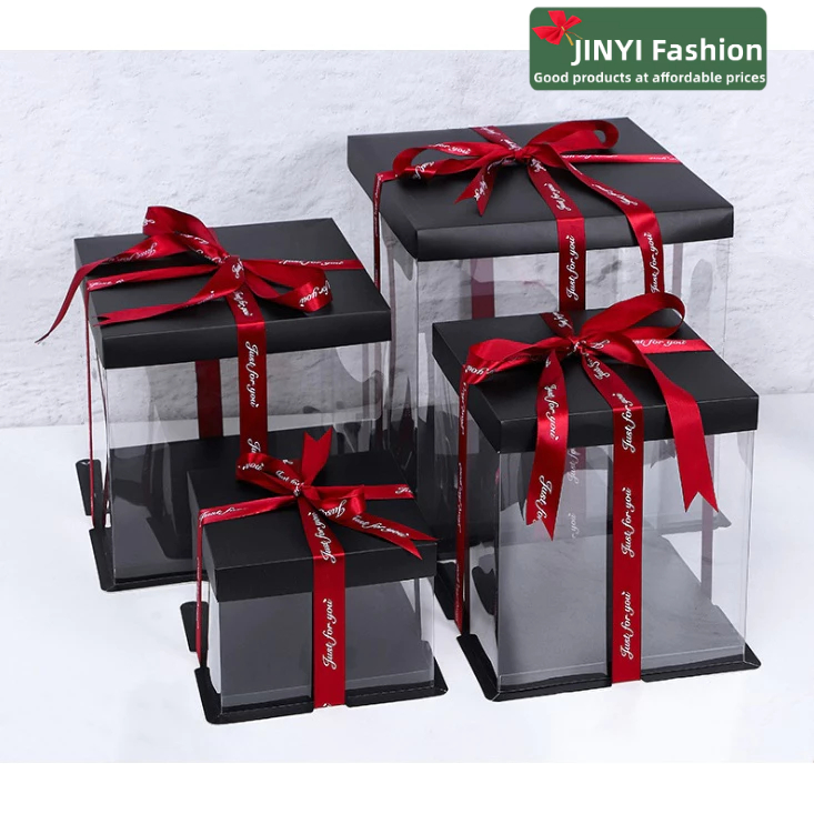 Ready Stock!~PE Transparent Cake Box 4/ 6 Inch Single Layer~Birthday ...